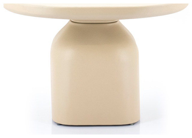 Beige Aluminum Coffee Table | By-Boo Squand - Transitional - Coffee ...