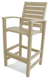 Polywood Signature Bar Chair - Modern - Outdoor Bar Stools And Counter ...
