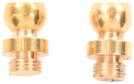 Ball Tips Only For Decorative Hinges - Traditional - Hinges - by BRASS ...