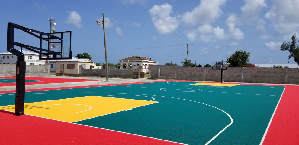 Caribbean Commercial Basketball Court - Boston - by Basketball Courts ...