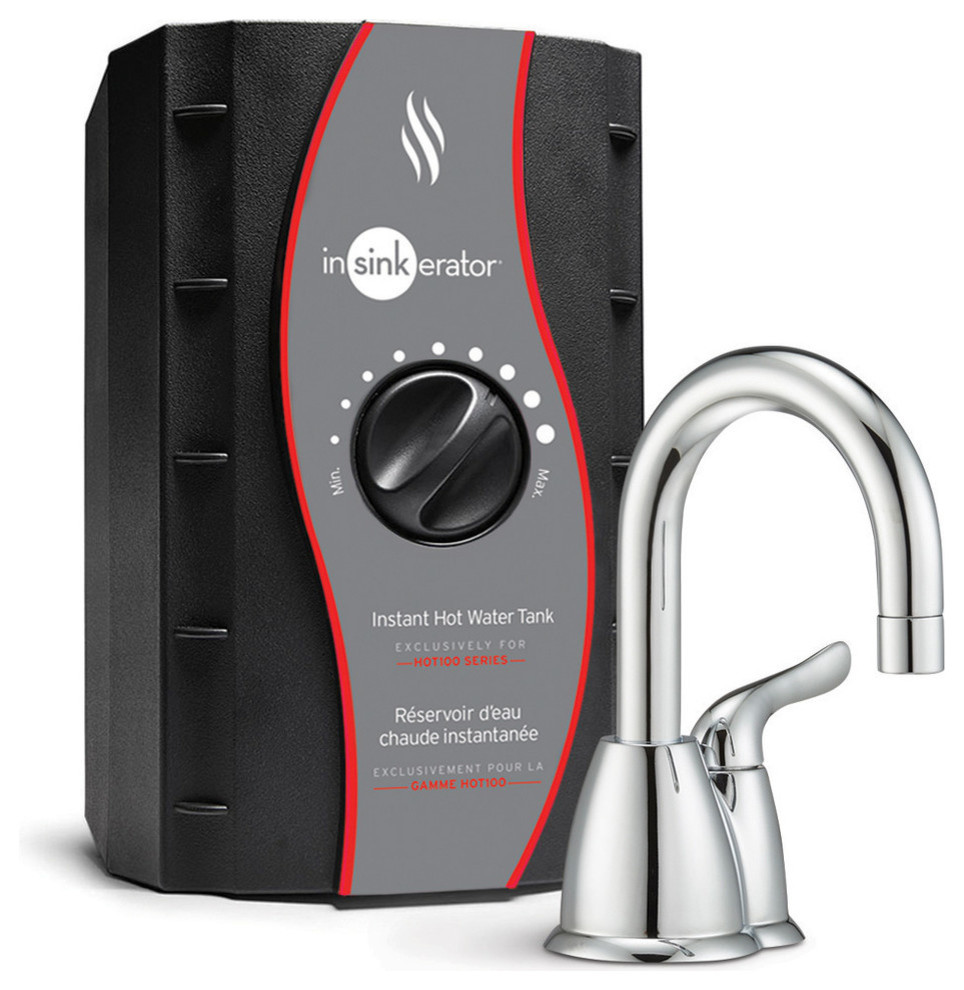 InSinkErator Hot Water Dispenser, Chrome, H_HOT150C_SS - Contemporary ...