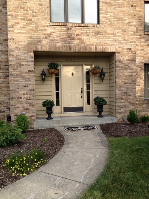 In need of suggestions for a new front door to wake up this 80s entry.