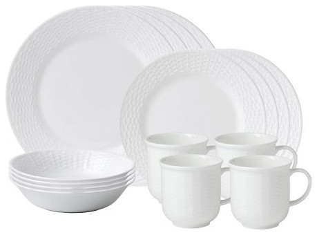 Wedgwood Nantucket Basket 16-Piece Set - Transitional - Dinnerware Sets ...