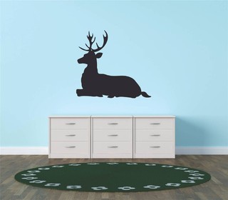 Blacktail Whitetail Deer Elk Hunting Outdoor Natural Decal, 8x8 ...