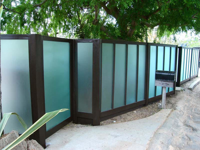 6 ft tall Plexiglass Fence - Contemporary - Exterior - Los Angeles - by ...