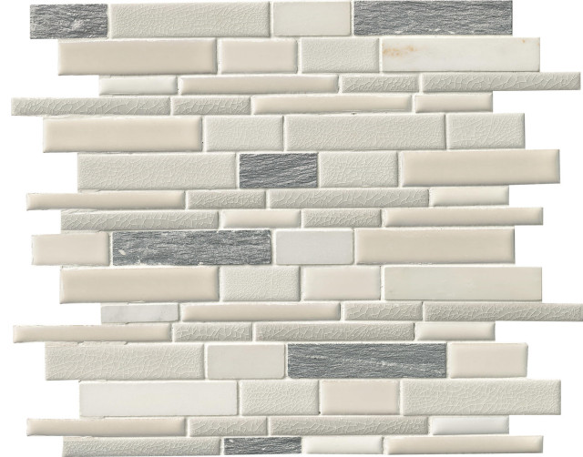 MSI SPIL-EVER8MM 12" x 12" Random Linear Mosaic Wall & Floor Tile ...
