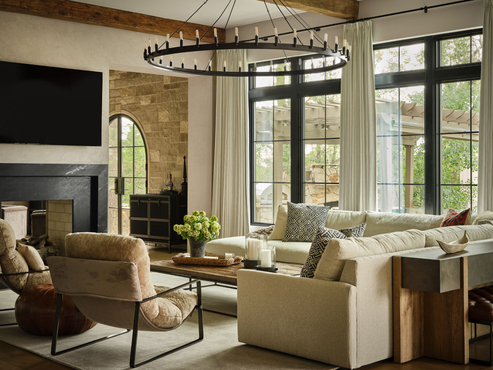 Arvada Tri-Level Remodel - French Country - Living Room - Denver - by ...