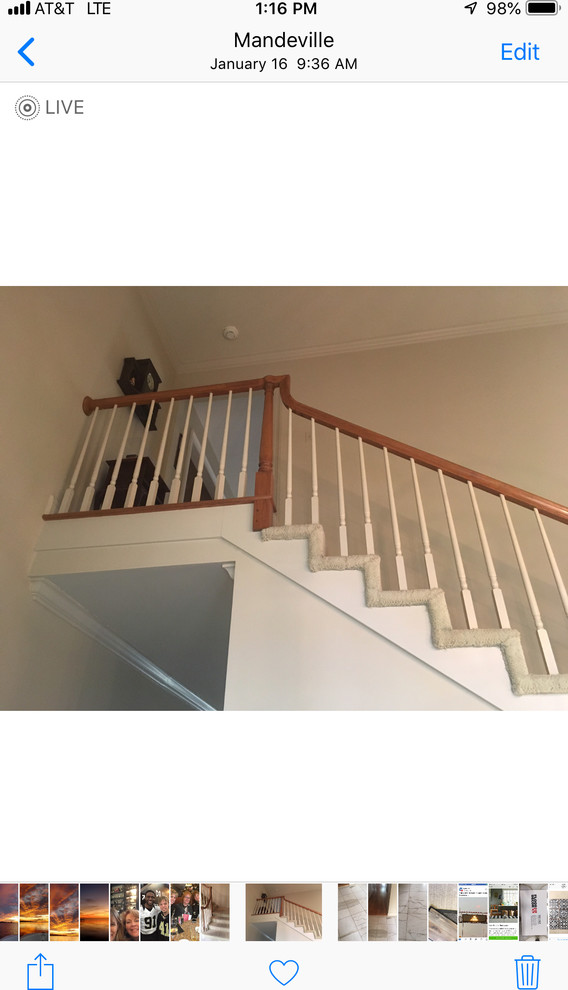 Outdated Foyer Staircase