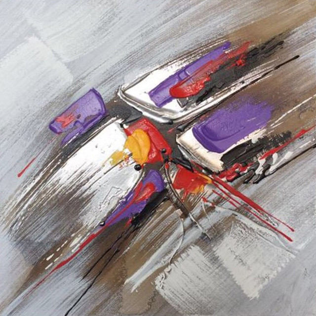 Wall Decor Painting Highway Traffic Abstract - Contemporary - Paintings ...