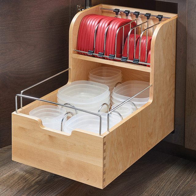 Plastic Storage Container Organization - Contemporary - Houston - by ...