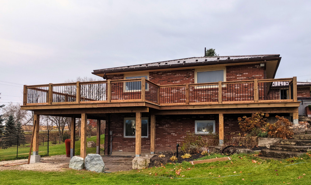 Large Second Story Walkout Deck - Traditional - Deck - Toronto - by ...