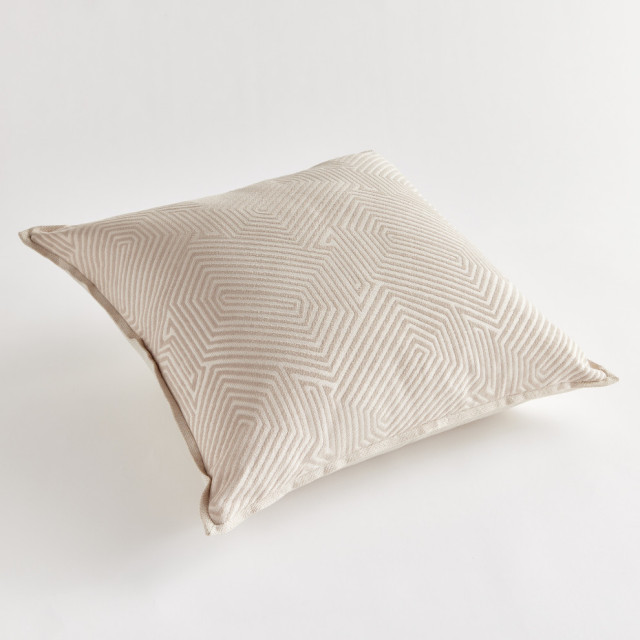 Geo 24" Square Outdoor Pillow - Contemporary - Outdoor Cushions And ...