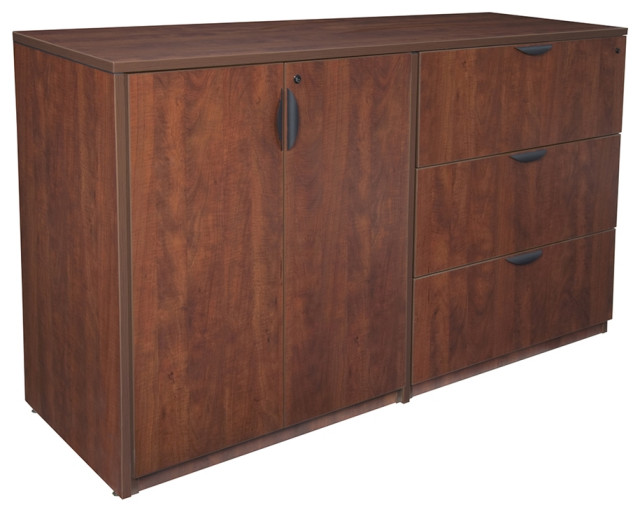 Legacy Stand Up Side to Side Storage Cabinet/ Lateral File- Cherry ...
