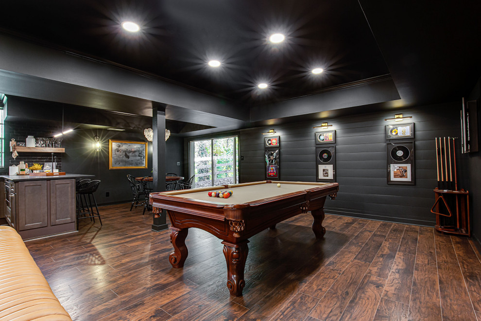 Roswell Speak Easy Basement - Contemporary - Basement - Atlanta - by ...