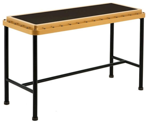 Authentic Models ACE Console, Black/Gold - Transitional - Console ...