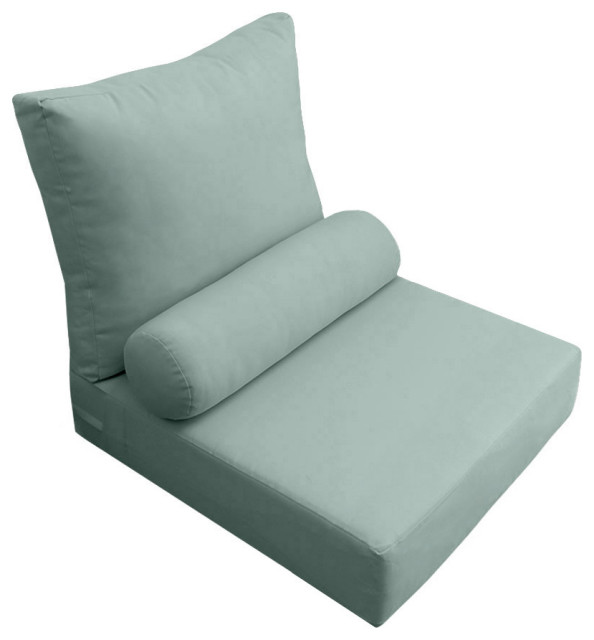 Knife Edge Large 26x30x6 Outdoor Deep Seat Back Rest Bolster Cover ONLY ...