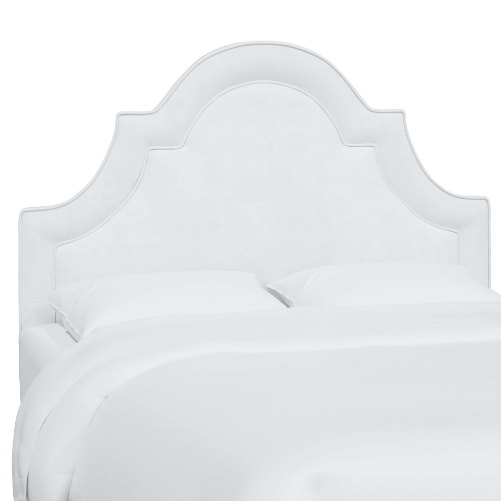 High Arched Headboard With Border, Queen - Transitional - Headboards ...