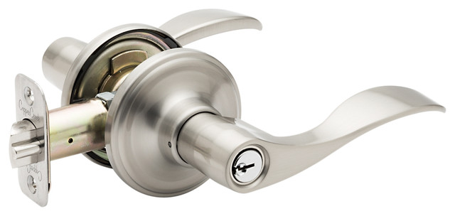 Keyed Entry Lever - Transitional - Door Levers - by Copper Creek ...