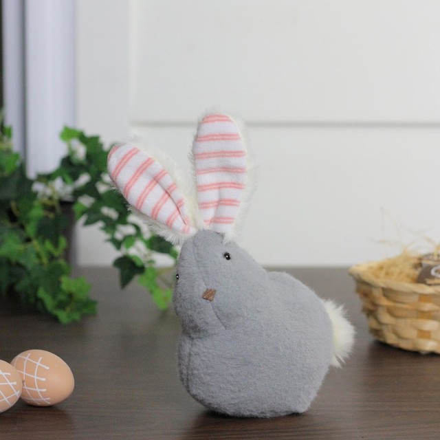 9" Plush Tawny Rabbit Easter Spring Figure - Contemporary - Holiday ...