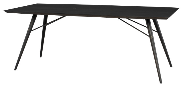 Piper Dining Table, Ebonized - Midcentury - Dining Tables - by Nuevo ...