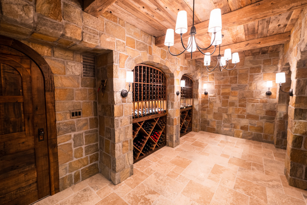 Wine Cellar - Traditional - Wine Cellar - New York - by Bergen Brick ...
