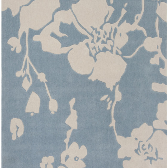 Safavieh Mda621a Modern Art Blue / Ivory, 5' x 8' - Contemporary - Area ...