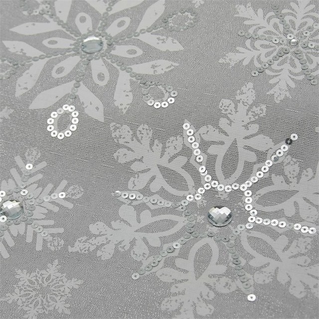 Glistening Snow Christmas Table Runner, 13''x36'' - Contemporary ...