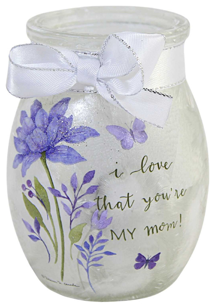 Love You Lit Small Jar - One Jar 4 Inch, Glass - Mother's Day Flowers ...