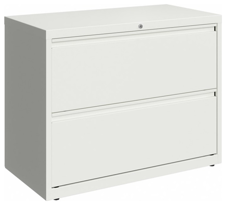 UrbanPro 2-Drawer Metal Lateral File Cabinet w/ Interlock System in ...