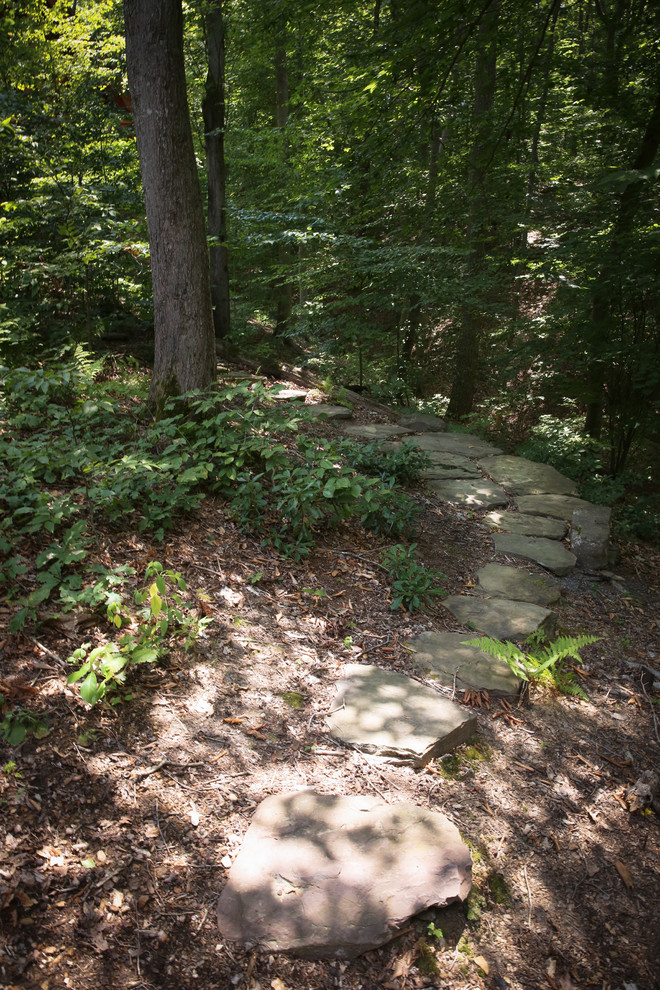 Woodland Timber Frame Home - Landscape - DC Metro - by West Winds ...