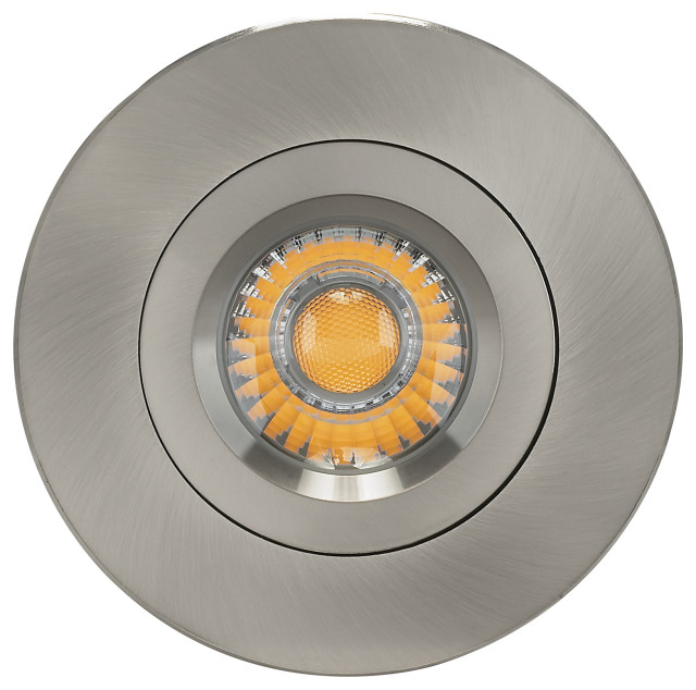 12 Watt LED Downlight - Gimbaled - 4 in. - 120 Volt - Round - Remote ...
