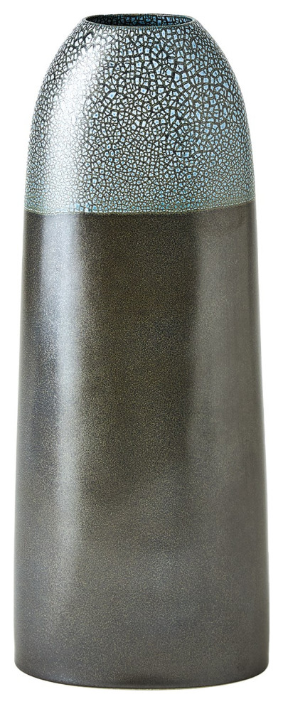 Terra Vase, Blue, Small - Contemporary - Vases - by GLOBAL VIEWS and ...