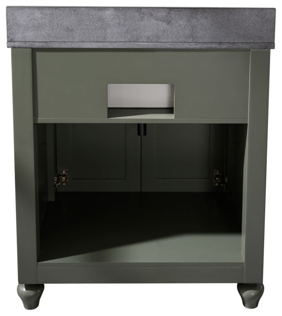 30" Pewter Greensink Vanity Without Faucet - Traditional - Bathroom Vanities And Sink Consoles ...