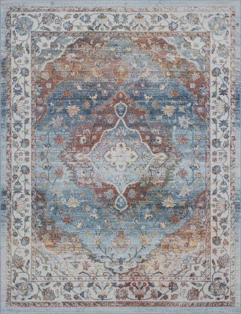 Norah Traditional Oriental Area Rug, 5' X 7' - Traditional - Area Rugs ...