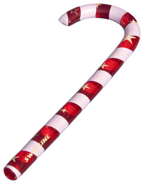76" Inflatable Candy Cane Doodle Swimming Pool Float - Modern - Pool ...
