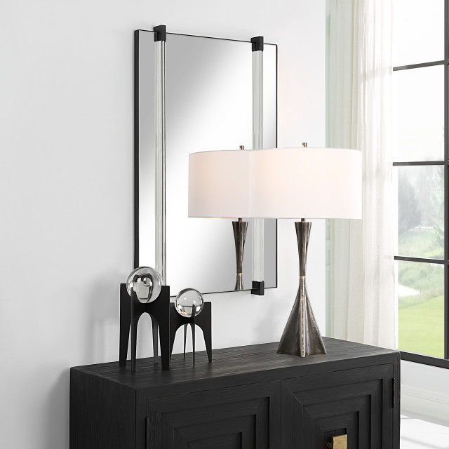 Ladonna Rods Mirror - Contemporary - Wall Mirrors - by Ownax | Houzz