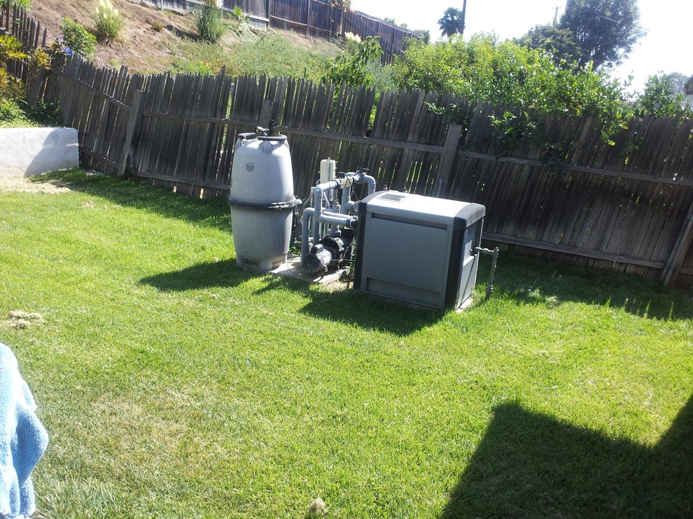 Need help on how to disguise ugly pool equipment!