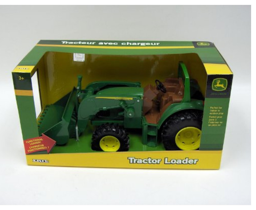 John Deere Toy Tractors With Loader, 11" - Traditional - Kids Toys And ...