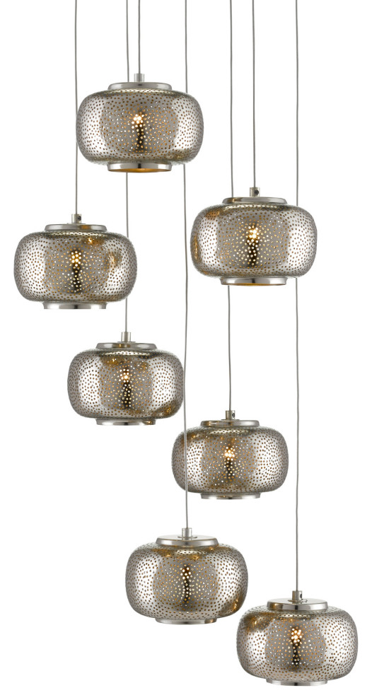 Pepper 7-Light Multi-Drop Pendant - Transitional - Pendant Lighting ...