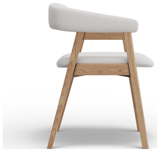 Cove Chairs, Natural, Set of 2 - Midcentury - Dining Chairs - by Alpine ...