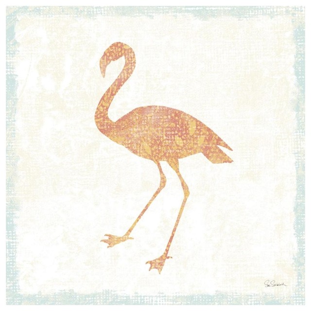 "Flamingo Tropicale VI" Digital Paper Print by Sue Schlabach, 20"x20 ...