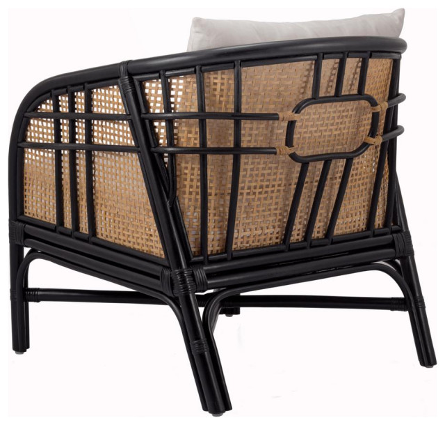 Ferrara Rattan Accent Chair - Tropical - Armchairs And Accent Chairs ...