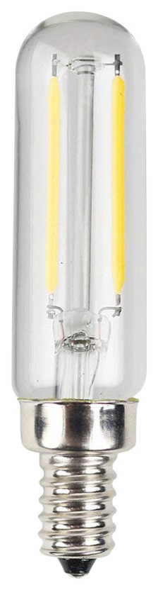 T20 LED Bulb, 3" Long, 2 Watt (25 Watt Equivalent), E12 Base, 6 pack ...