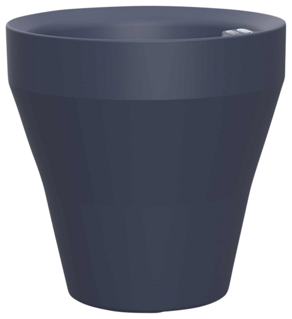 TruDrop Rim Modern Self-Watering Plant Pot, 18" - Contemporary ...