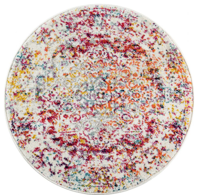 Traditional Adriana Area Rug, Round 5' - Contemporary - Area Rugs - by ...