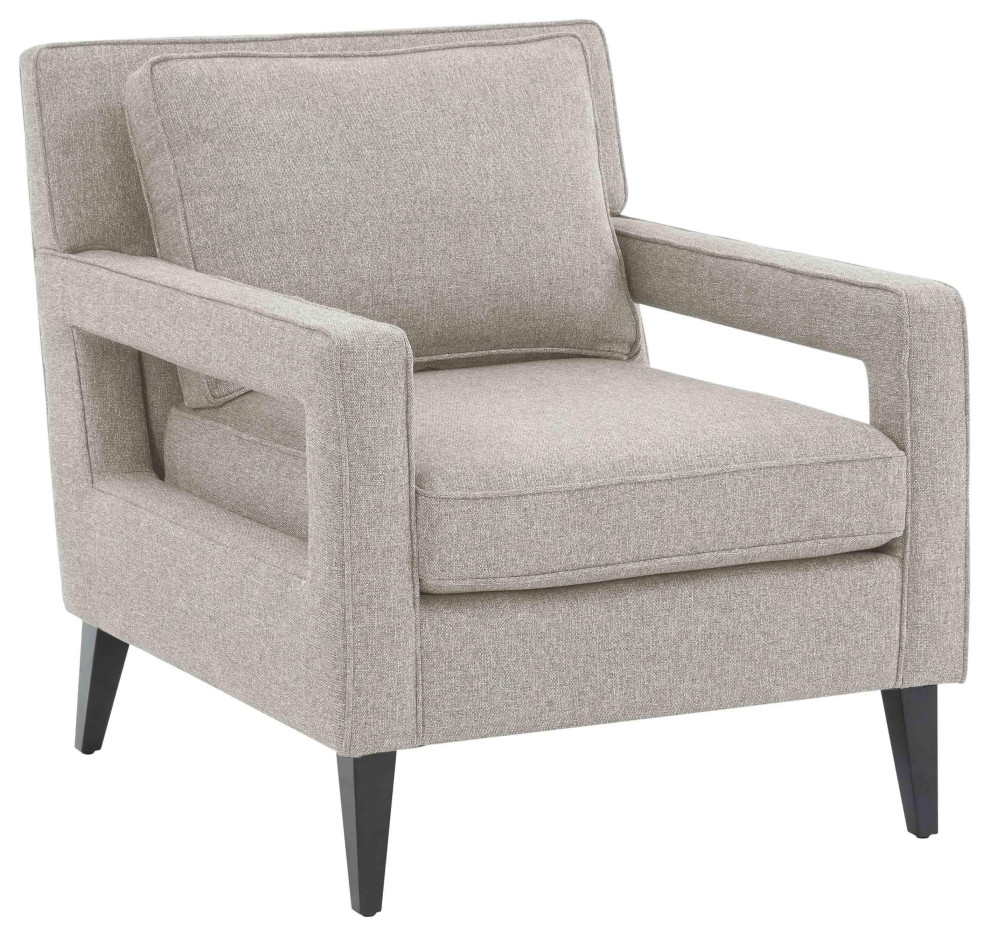 Luna Beige Accent Chair - Midcentury - Armchairs And Accent Chairs - by ...