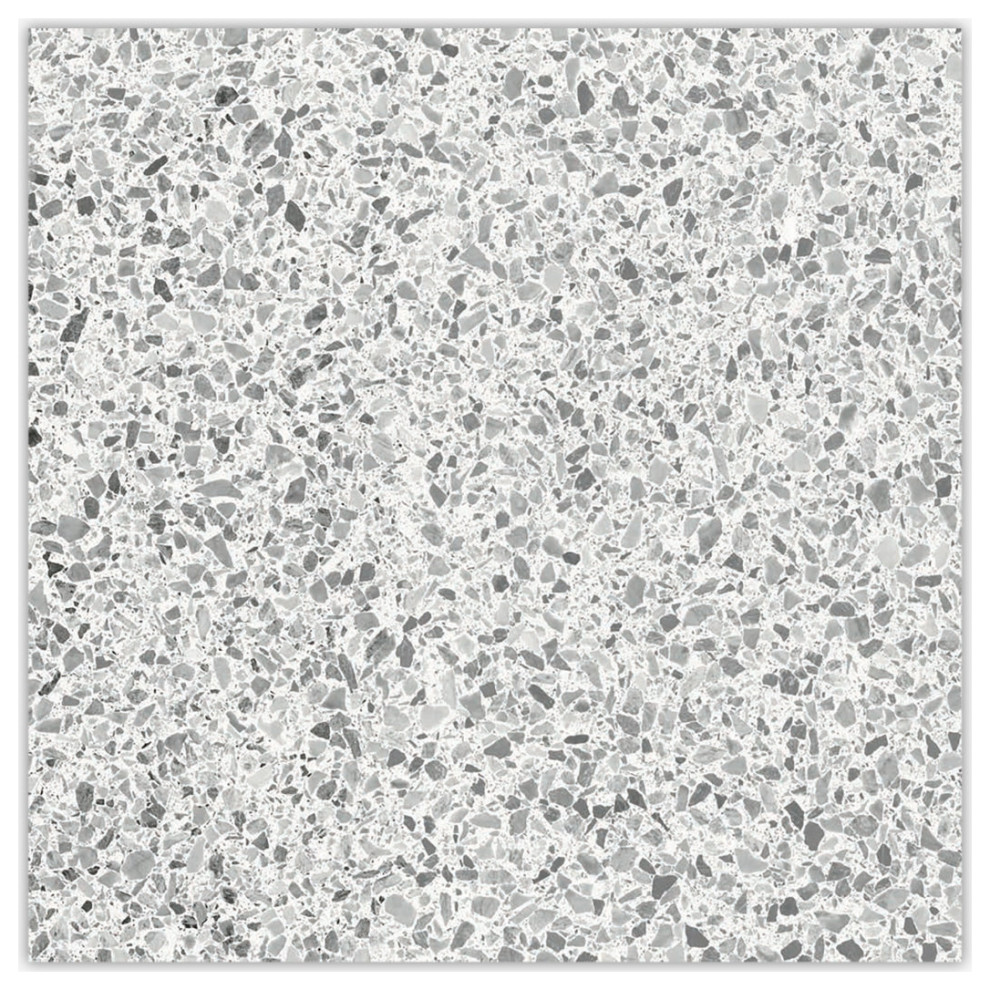 Terrazzo Tile Perla Matte 24x24 Porcelain Tile, 24x24 - Contemporary ...