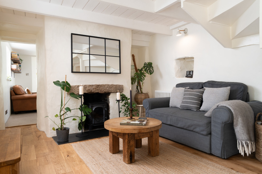 Livinf area at a stunning farmhouse at an interior styling project in ...