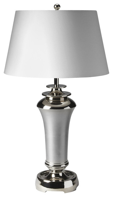 Butler Nickel Finish Table Lamp - Traditional - Table Lamps - by ...