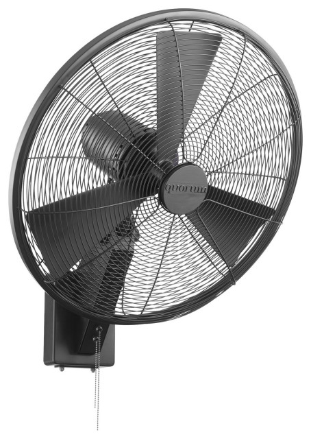 Impulse Traditional Patio Fan, Matte Black - Transitional - Electric ...